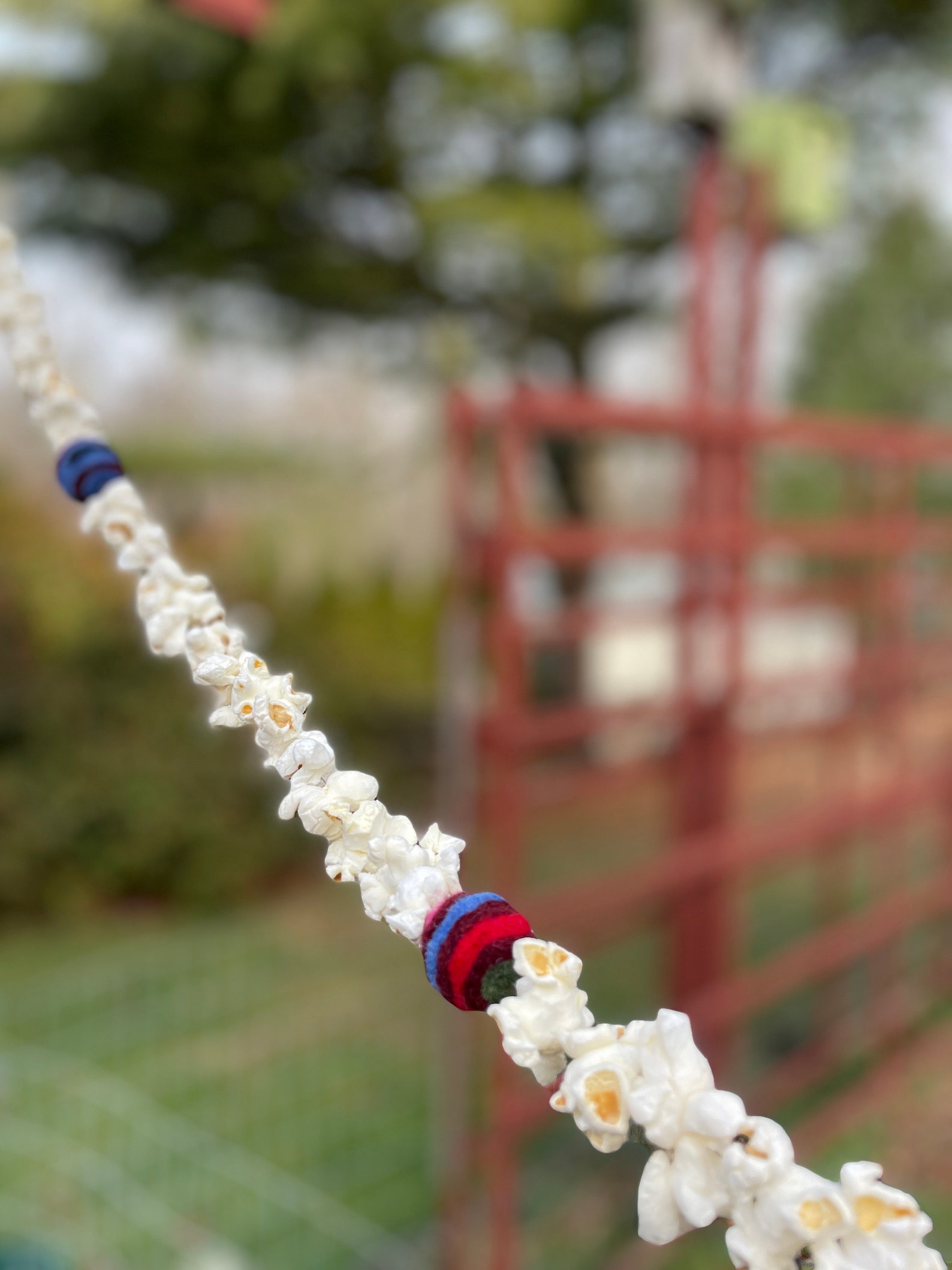 Hand Strung Popcorn Garland Strand for Birds Edible Garland for ...