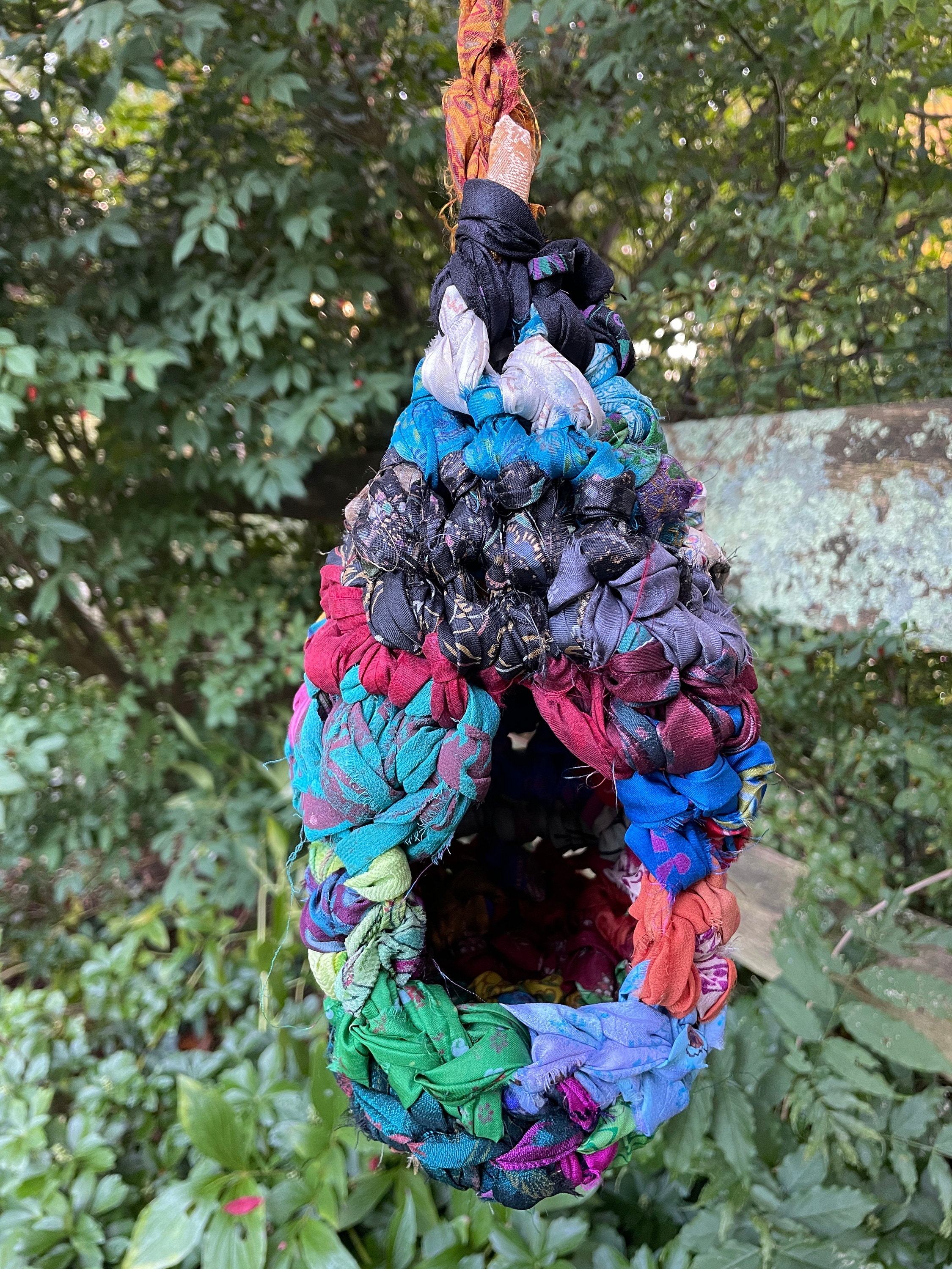 Extra Large Sari Bird Bungalow Safe Space Pouch Hut for Birds - Etsy