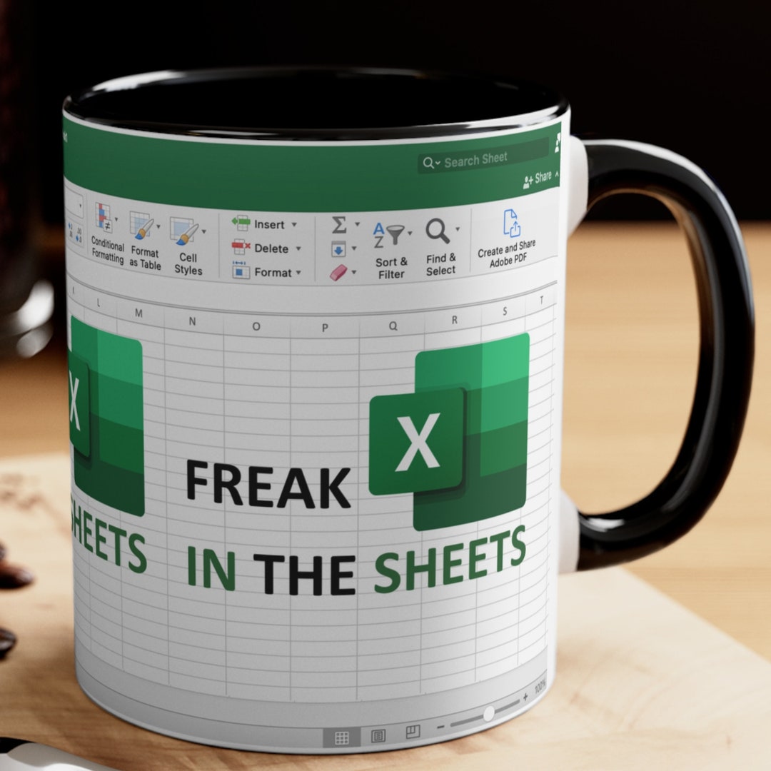 Excel Spreadsheet Freak in the Sheets Lover Worker Gift Idea for ...