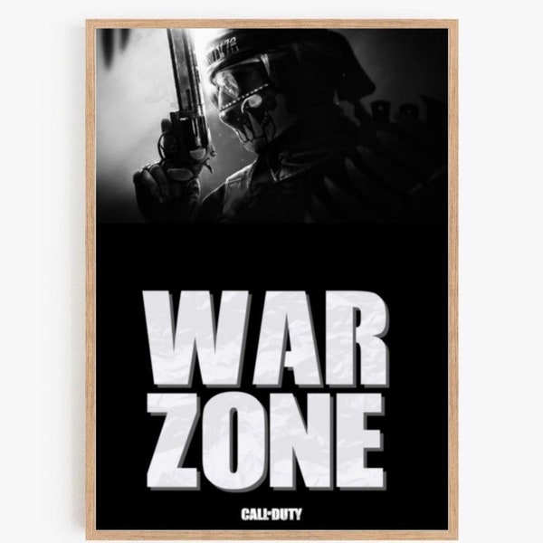 Call of Duty Warzone Poster - Etsy Israel