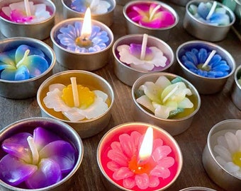 Flower Tea Light - Etsy
