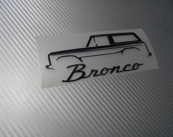 Ford Bronco Vinyl Decals | Etsy