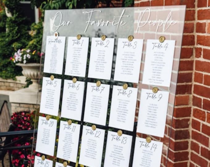 Seating Chart SVG, Wedding Seating Chart, SVG - Etsy