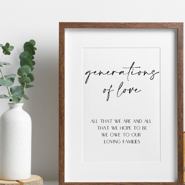 Generations of Love Svg - Etsy
