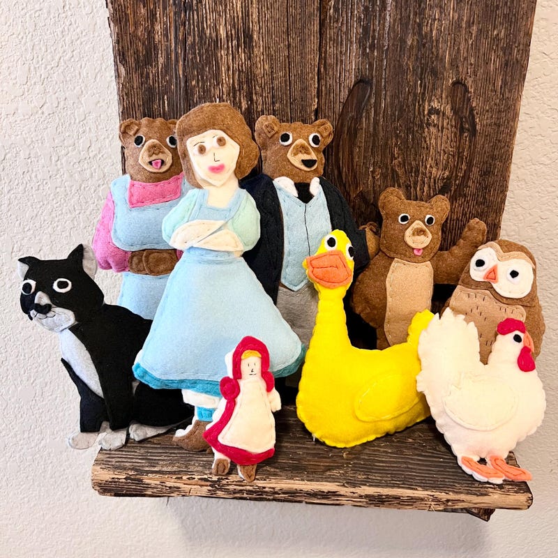 Wooden Toys Little Bear - Etsy