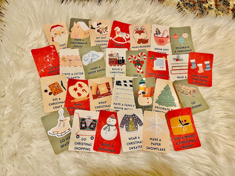 Advent Calendar Cards, Advent, Christmas Activity, Advent Pocket ...