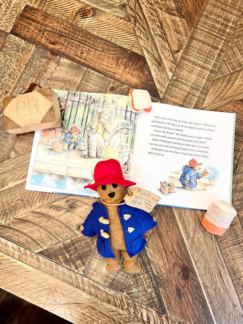 Paddington, Paddington Felt Characters, Felt Characters, Book Buddies ...
