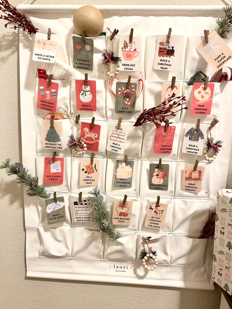 Advent Calendar Cards, Advent, Christmas Activity, Advent Pocket ...