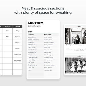 Complete Production Template Kit for Filmmakers | Google Sheets - Etsy