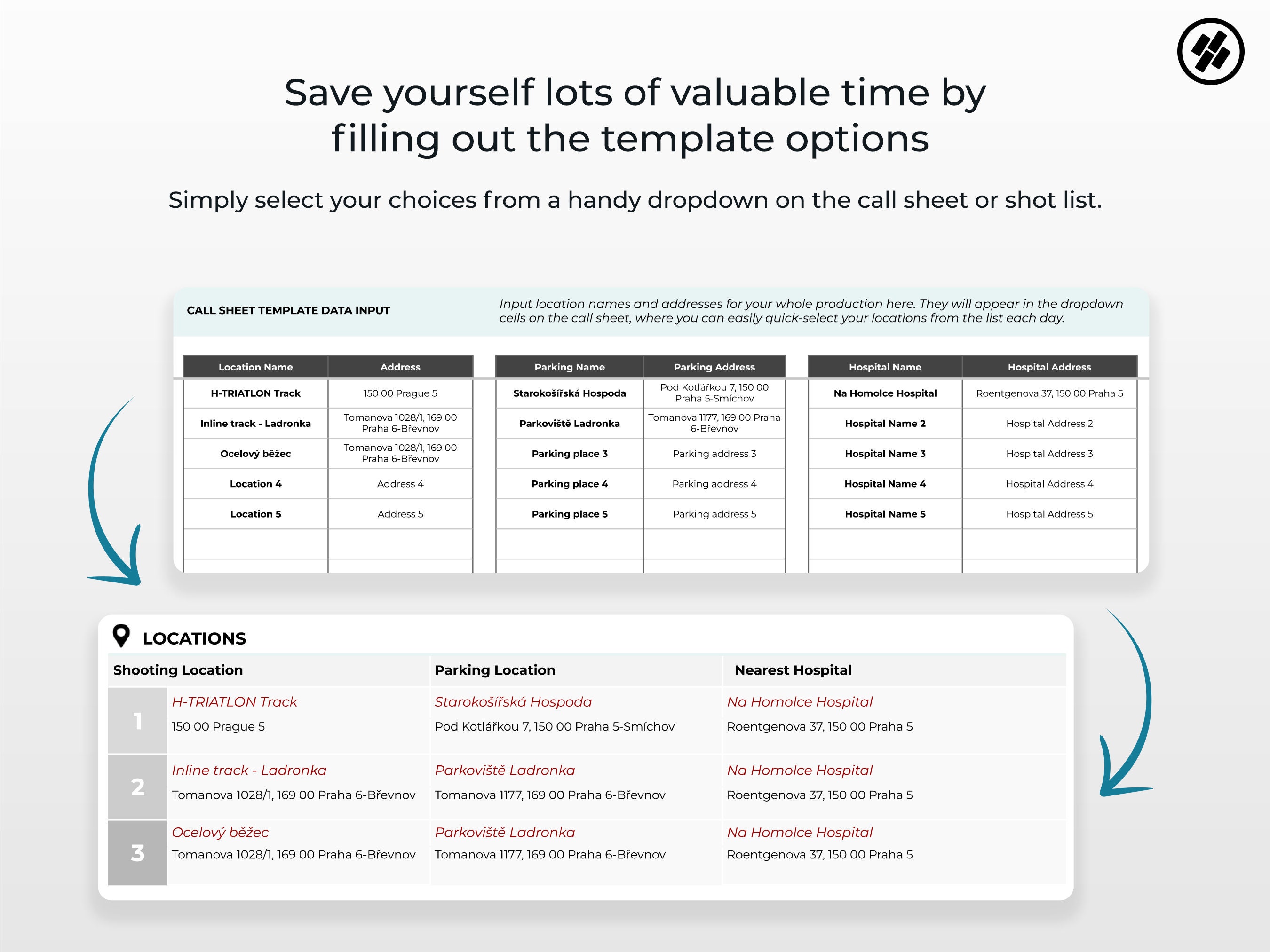 Complete Production Template Kit for Filmmakers | Google Sheets - Etsy