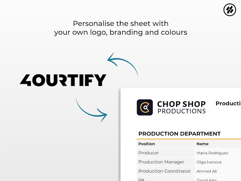 Contact (cast & Crew) List Template for Filmmakers | Google Sheets - Etsy