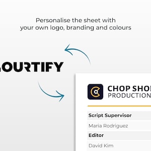 Continuity Log Sheet Template for Filmmakers | Google Sheets - Etsy