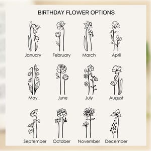 Personalized Leather Bookmark With Birth Month Flower,book Lover Gift ...