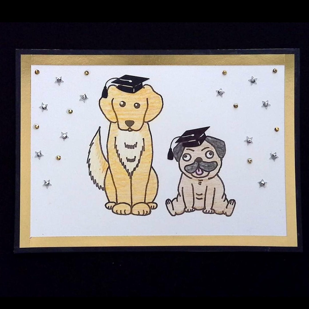 Graduation Charlie&winston 5x7 Greeting Card With Optional Greetings ...