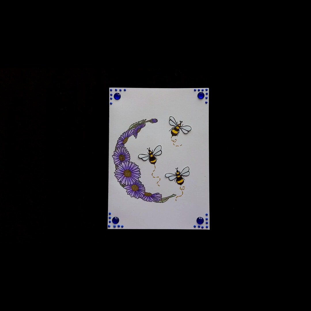 Aster Birthday Card - Etsy