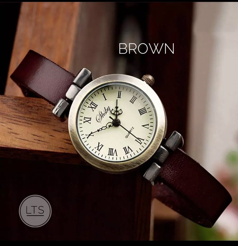 Watches for Women/minimalist Womens Orange Leather Watch/boho Hippie ...