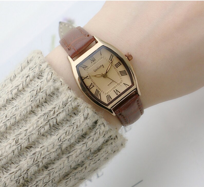 Women Watches/womens Minimalist Retro Leather Watch/vintage Boho Hippie ...