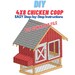 DIY Chicken Coop Rabbit Hut Instruction Plan Outdoor Animal Hut Home ...