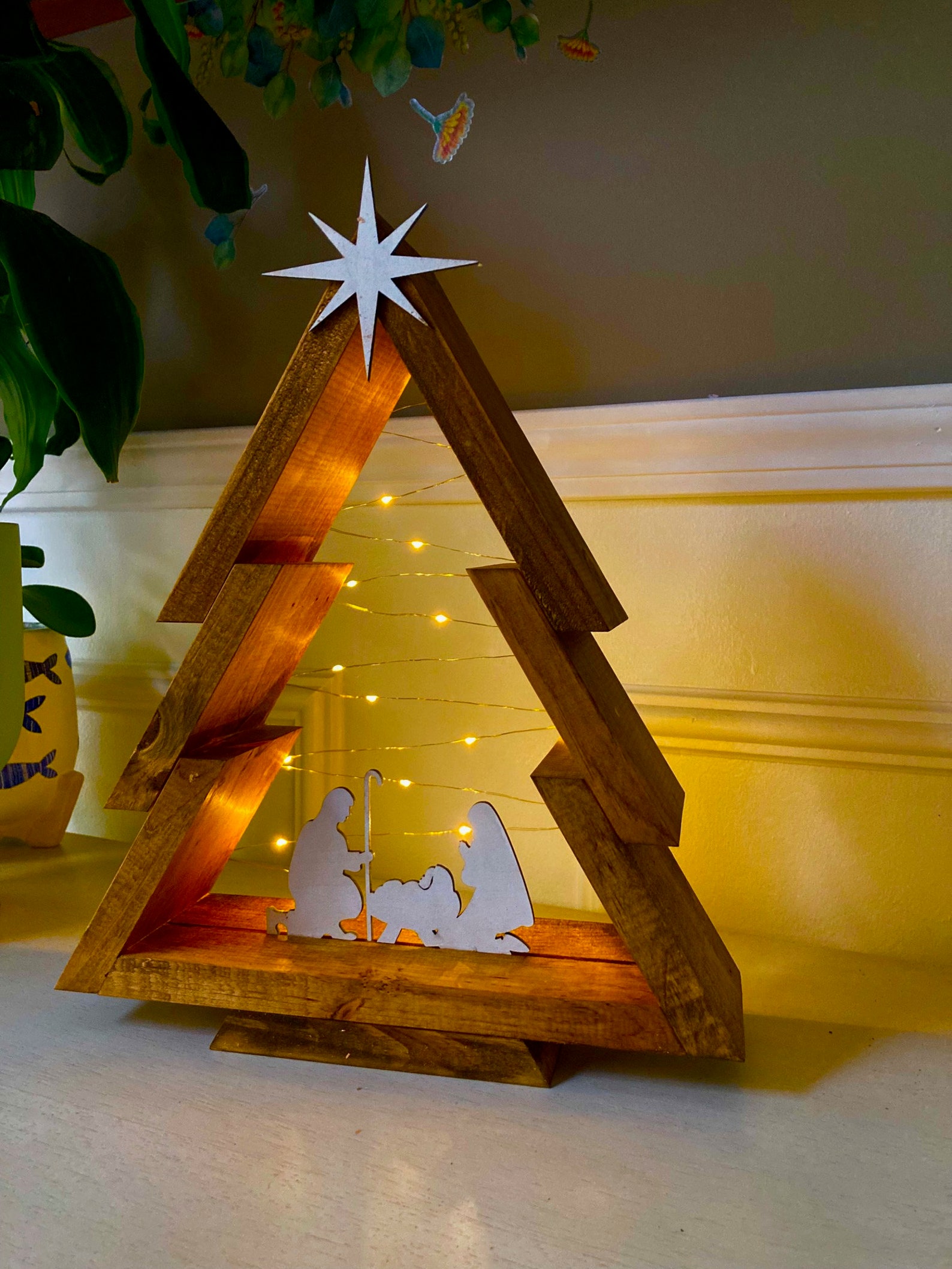 Wooden Christmas Tree Woodworking Plan W/ Laser Cut Files - Easy Step ...