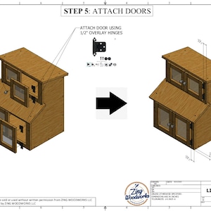 Little Free Library Pantry Book Share Woodworking Plan - Easy Wood ...