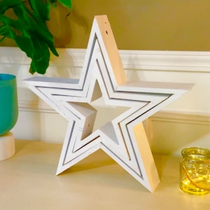 Wooden Nesting/stacking Stars Woodworking Plan - Easy Step-by-step ...