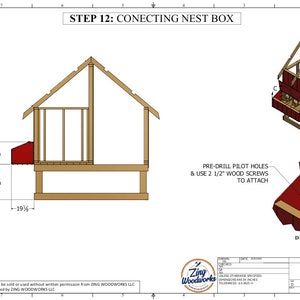 DIY Chicken Coop Rabbit Hut Instruction Plan - Outdoor Animal Hut Home ...