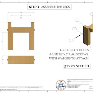 DIY 4x6 Garden Timber Bench Plans - Easy Weekend Project - Make From ...