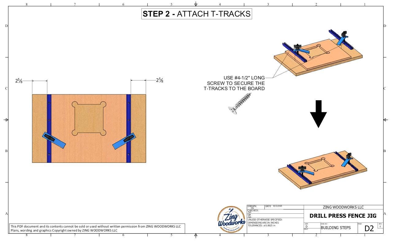 DIY Table Fence Jig for Drill Press - Essential Woodworking Jig ...