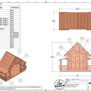 DIY Wooden Christmas Manger Nativity Scene Instruction Woodworking Plan ...