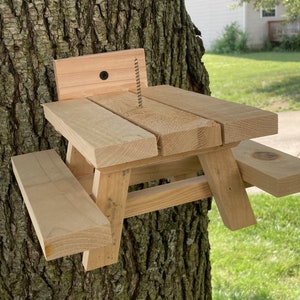 Squirrel Picnic Table Plan Instructions- Garden Decoration Plans ...