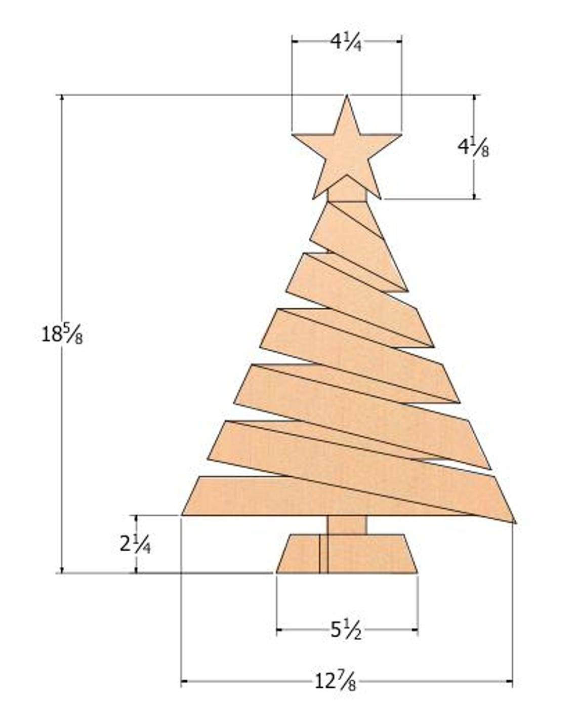 Wooden Christmas Tree Woodworking Plan - Easy Step-by-step Guide for ...