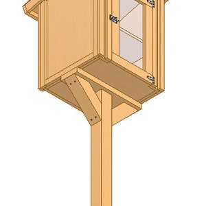 Little Free Library Pantry Book Share Woodworking Plan - Easy Wood ...