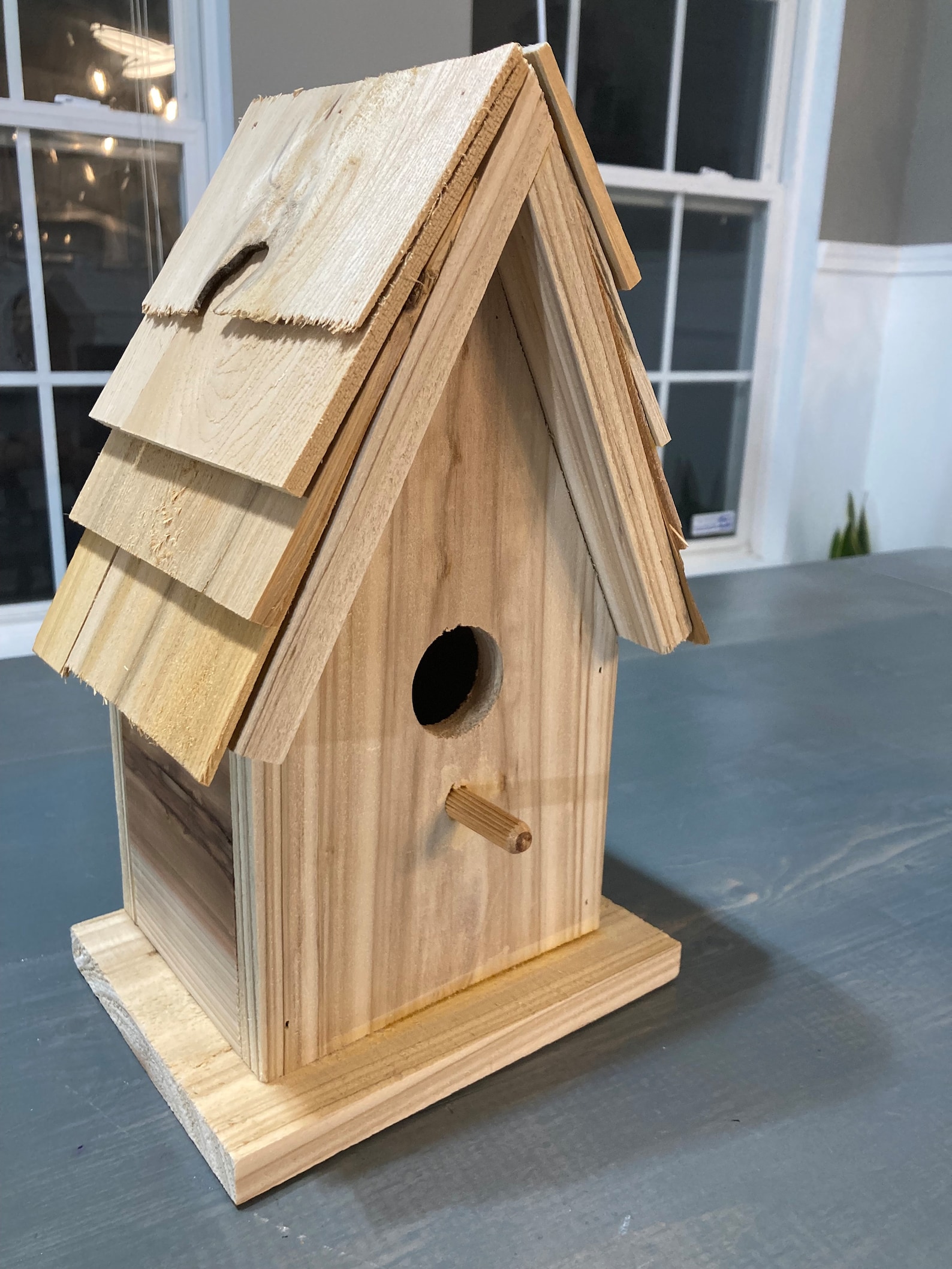 Modern Wooden Cedar Birdhouse Plan Instructions- Garden Decoration ...