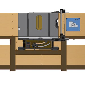 Table Saw With Router Mobile Workbench - Shop Furniture Woodworking ...