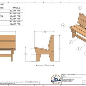 DIY 2x8 Modern Outdoor Garden Bench Plans - DIY Easy Woodworking ...