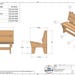 DIY 2x8 Modern Outdoor Garden Bench Plans - DIY Easy Woodworking ...