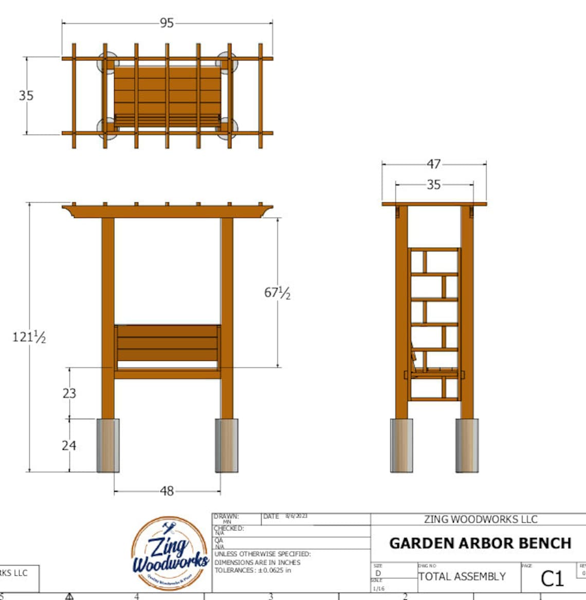 DIY Planter Bench Plans - Easy Weekend Project - Make From Standard 2x2 ...