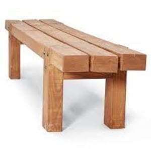 DIY 4x6 Garden Timber Bench Plans - Easy Weekend Project - Make From ...