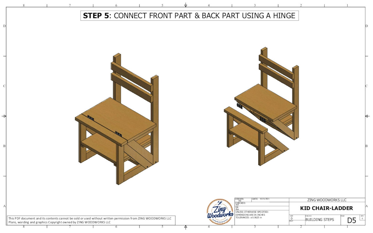 Kid's Chair to Helping Tower Ladder Woodworking Plans - Easy Step-by ...