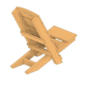 Portable Outdoor Chair Plans - Easy Woodworking Project Plans - Make ...