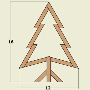 Wooden Christmas Tree Woodworking Plan - Easy Step-by-step Guide for ...