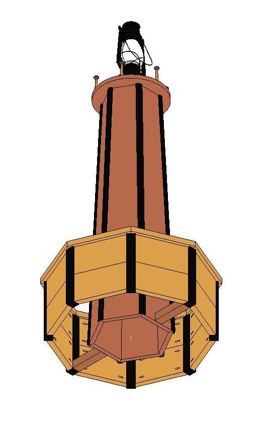 Garden Wooden Lighthouse With Planter Woodworking Plans - Easy Simple ...