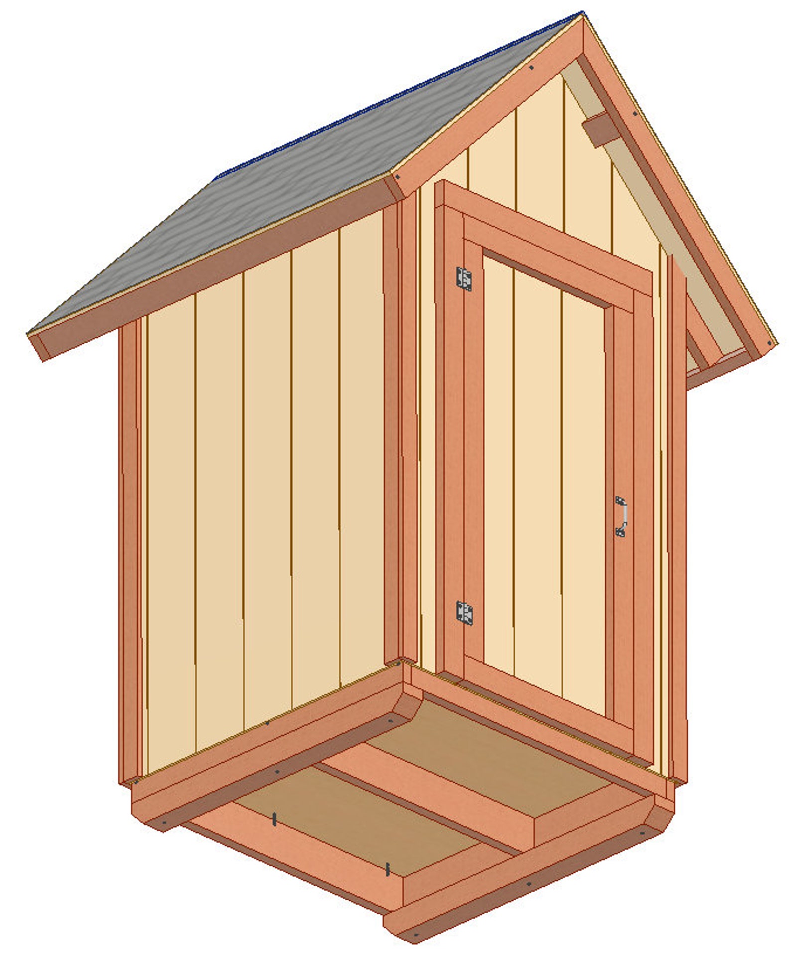 4x4 Small Outdoor Garden Storage Shed Build Plans DIY Easy - Etsy