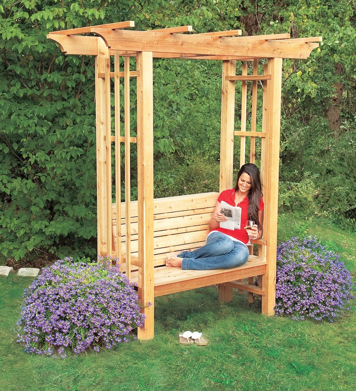 DIY Planter Bench Plans - Easy Weekend Project - Make From Standard 2x2 ...