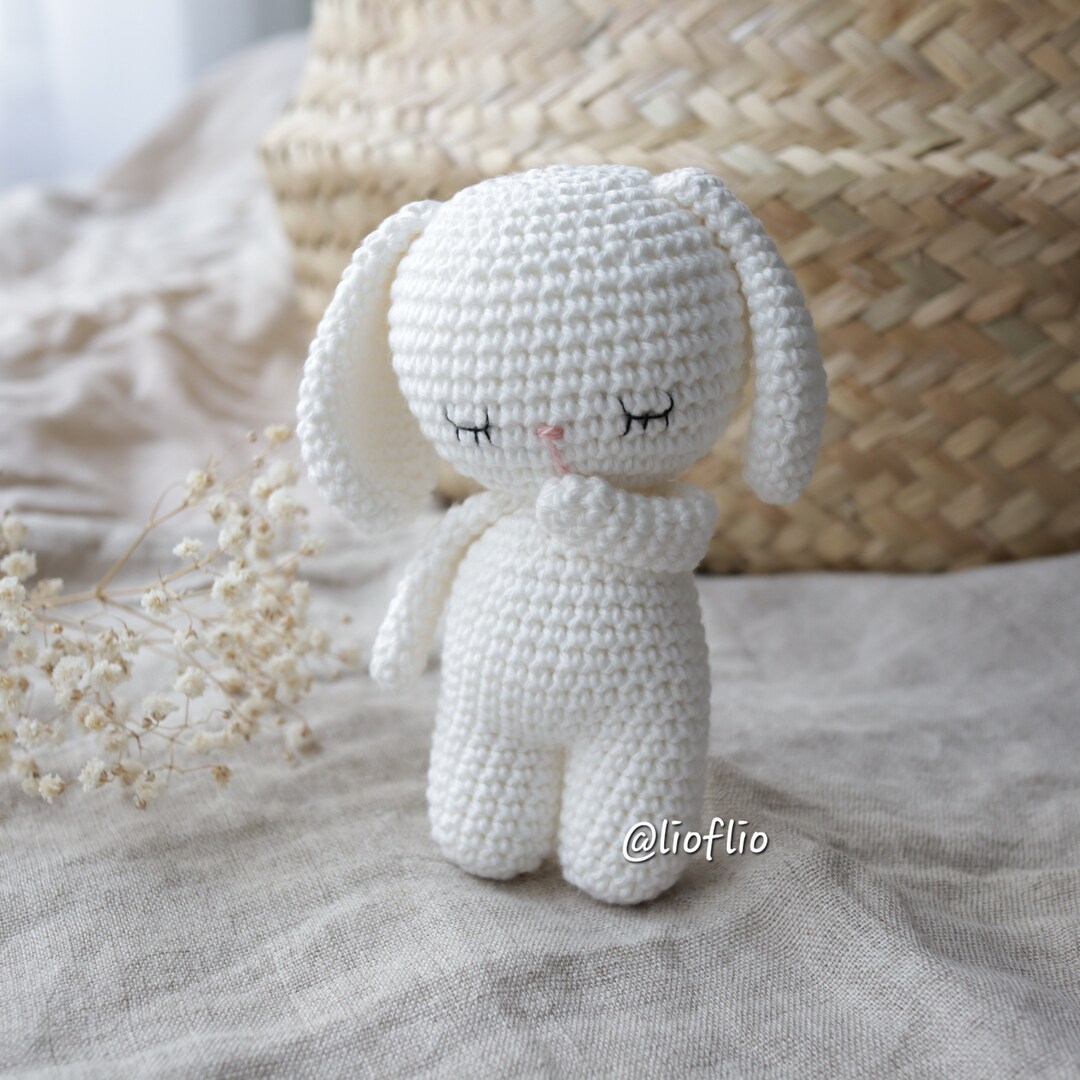 PDF Pattern Baby Rabbit Bunny Toy Cuddly Toy Amigurumi Crochet - Etsy