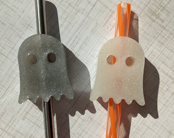 Ghost Straw Topper | Etsy