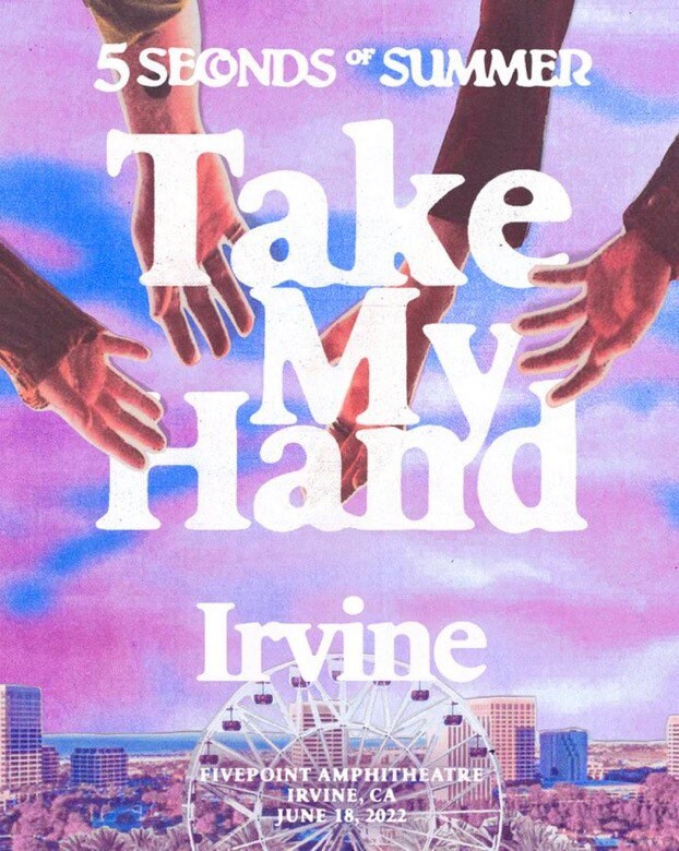 5SOS Take My Hand Tour Posters - Etsy UK