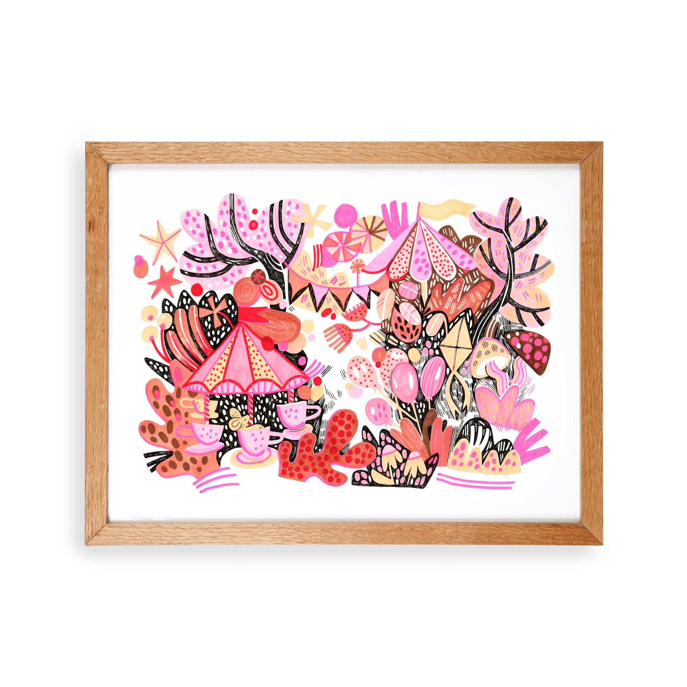 CANDYLAND | Art Print | Wall Decoration | Illustration | - Etsy