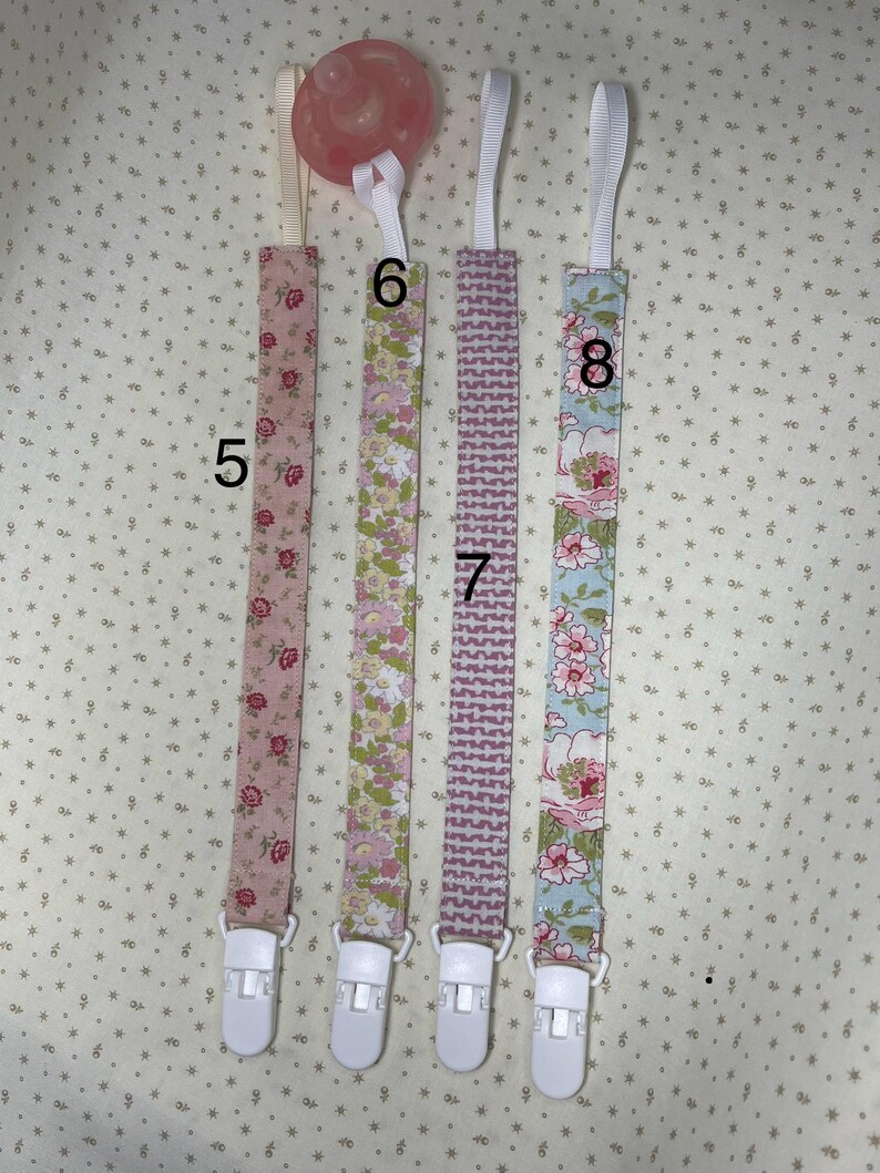 Pacifier Clips, Clip-on (pacifier Not Included), Baby - Etsy