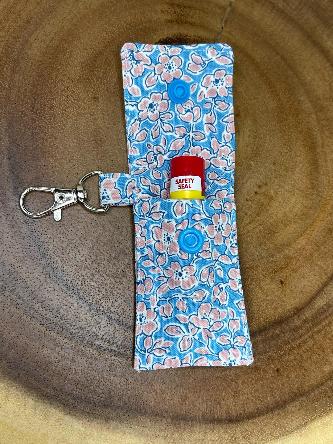 Chapstick, Lipstick, Lip Balm Holder With Swivel Clasp Attachment, Snap ...